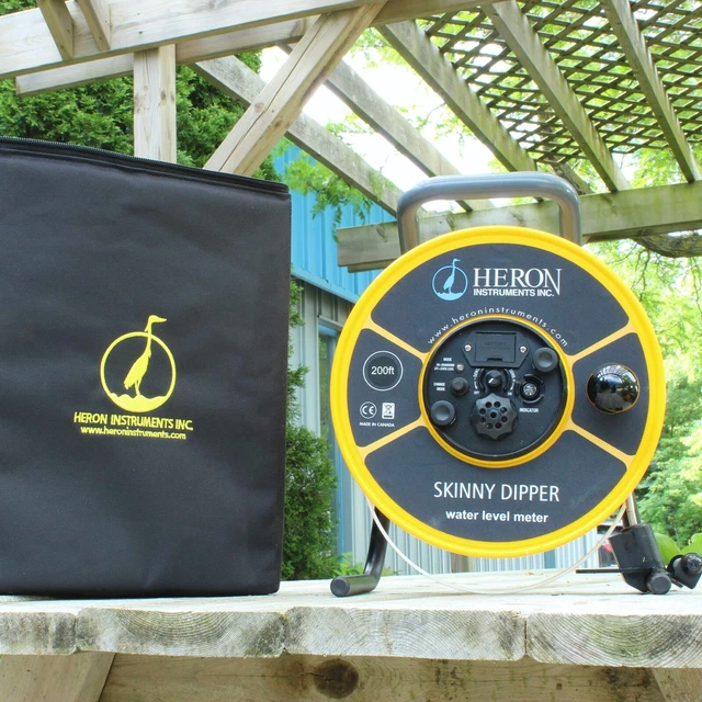 HERON SKINNY DIPPER water level meter 200ft $715.00 - PicClick CA
