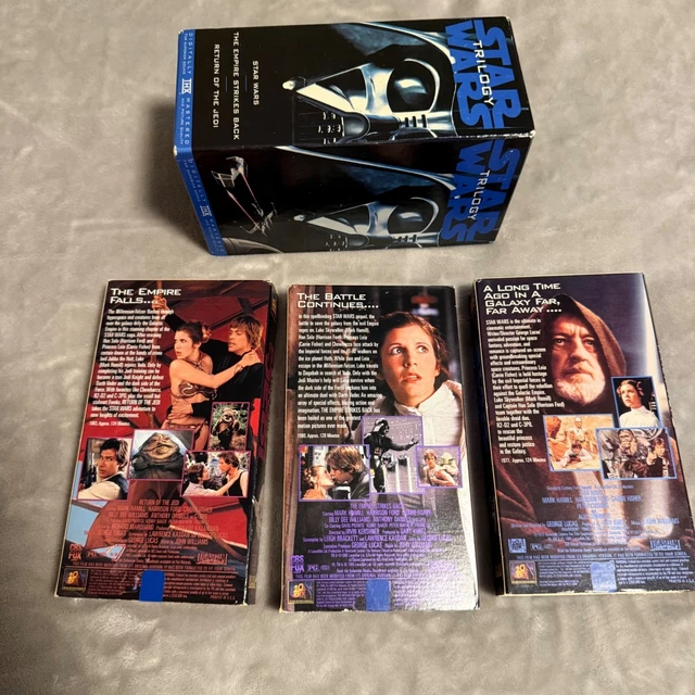 STAR WARS TRILOGY VHS Box Set THX Original Theatrical Versions £40.80 ...