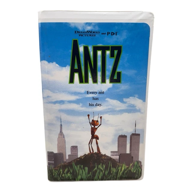 ANTZ (VHS 1999 Clamshell) Woody Allen, Sharon Stone, Gene Hackman ...