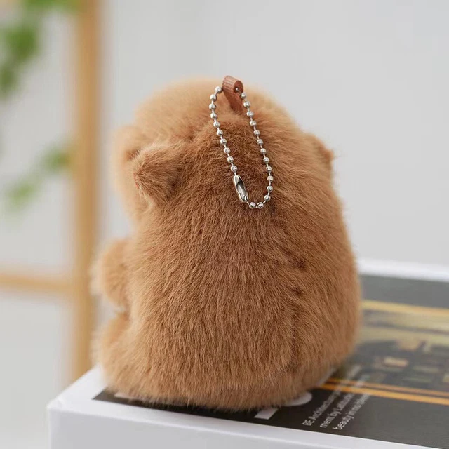 CUTE CAPYBARA PLUSH Toy Keychain Backpack Car Bag Key Ring Decoration ...