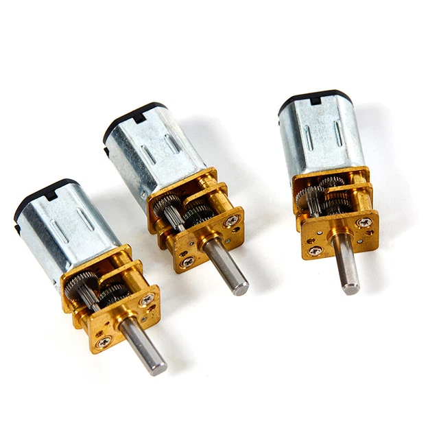 DC 3V/6V/12V N20 Mini Micro Metal Gear Motor With Gearwheel DC Motors ...
