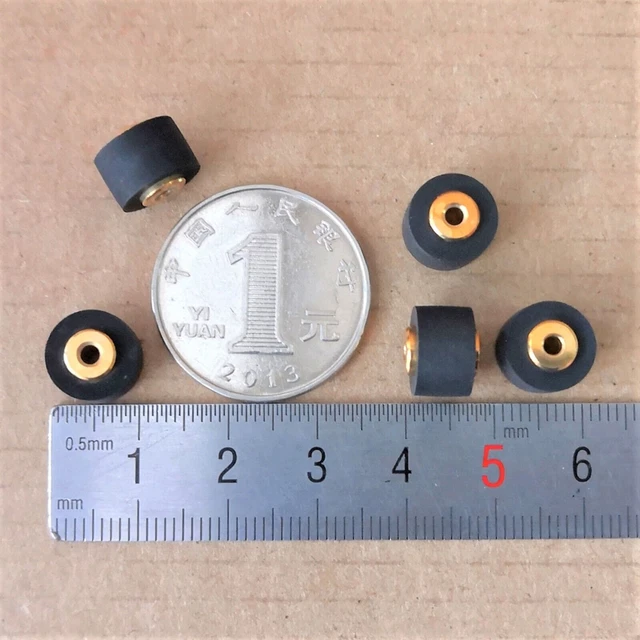 COPPER SHAFT PRESSURE Belt Wheel Rubber Pulley Retractor Wheel for ...
