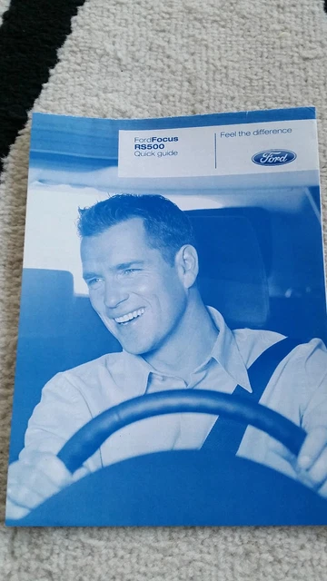 FORD FOCUS RS 500 Genuine Quick Guide Handbook £8.00 - PicClick UK