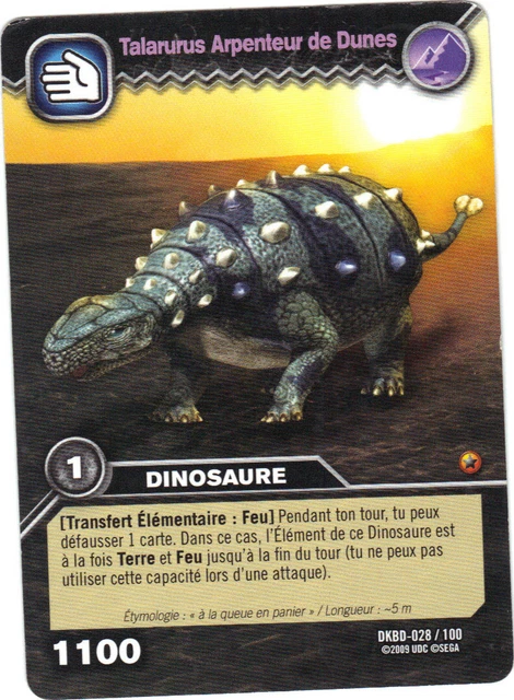 DINOSAURO KING N° Dkbd 028/100 - Talarurus Geometra Da Dune (3832) EUR ...