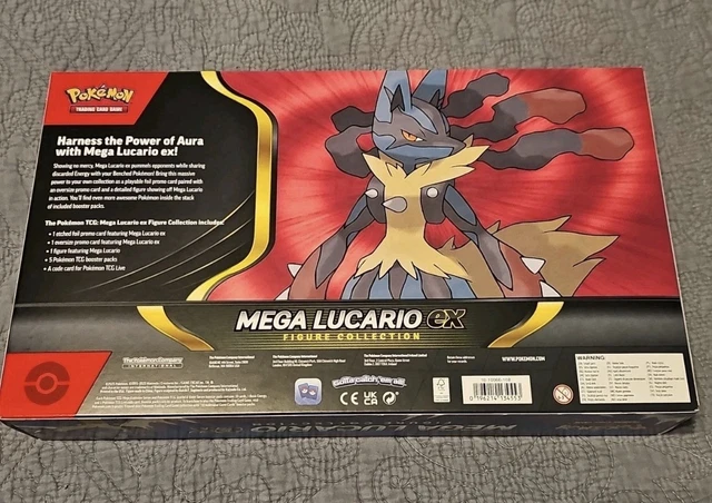 POKEMON TCG MEGA Lucario EX Premium Figure Collection Box Sealed (Lot ...