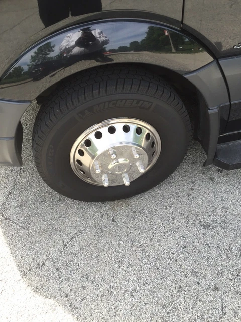 1 FRONT SPRINTER Van 2007-2025 16" Dual Steel Wheel Simulator Dually ...