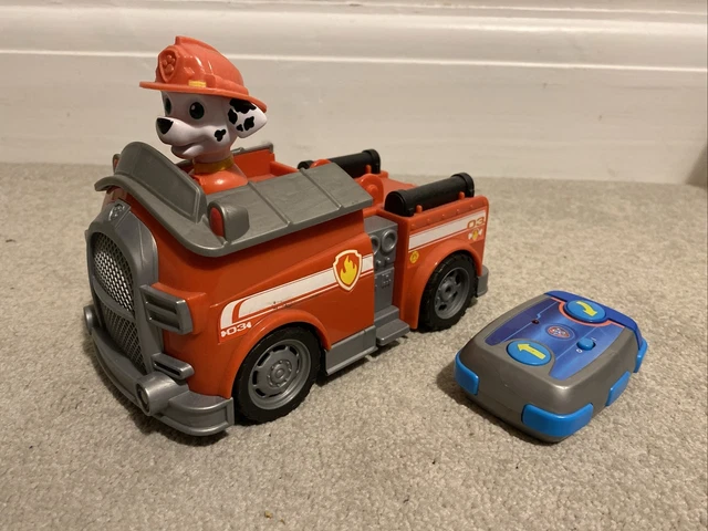PAW PATROL, MARSHALL Remote Control Fire Truck with 2-Way Steering £10. ...