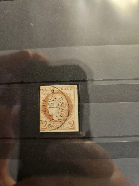 TRÈS BEAU NUMÉRO 15 Emissiongénérale des colonies 2c rouges brun ...