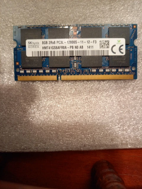 8GB SK HYNIX Laptop-Ram HMT41GS6AFR8A-PB / 8GB 2Rx8 PC3L-12800S-11-12 ...