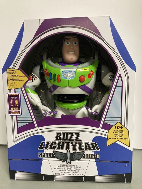 DISNEY BUZZ LIGHTYEAR Interactive Talking Action Figure – Toy Story ...