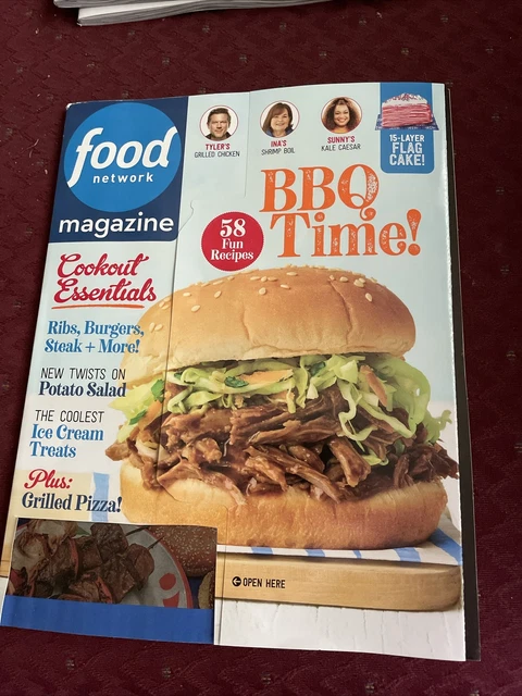 FOOD NETWORK MAGAZINE June July 2024 Issue Volume 17 No. 3 Label Cut ...