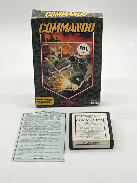 VIDEOGIOCO COMMANDO ATARI Retrogame Videogame EUR 94,90 - PicClick IT