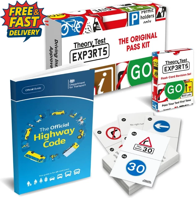 THE HIGHWAY CODE 2025 UK + 128 Road Signs Flash Cards 2025 UK (Highway ...