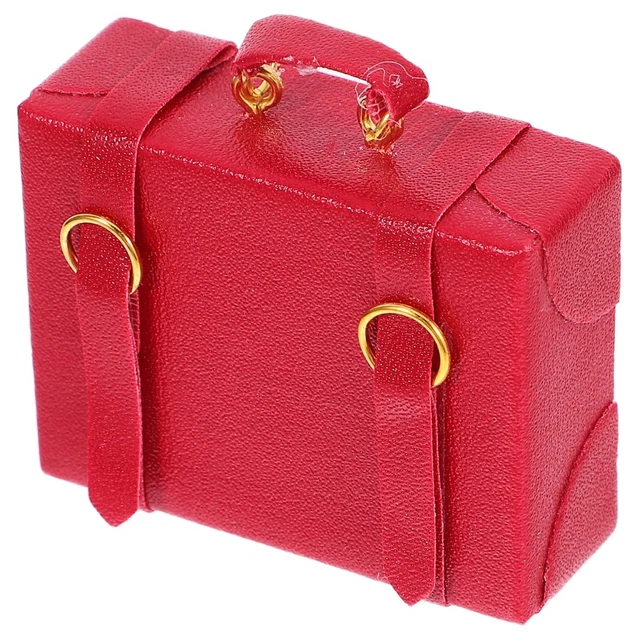 DOLL HOUSE MODEL Travel Micro Scene Mini Miniature Suitcase Accessories ...