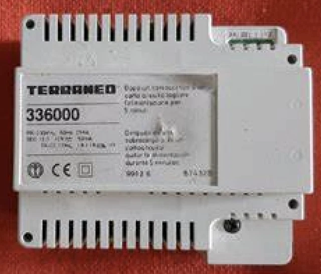 BTICINO TERRANEO MODELLO 336000 Alimentatore Citofonico Audio Ct 20/51 ...