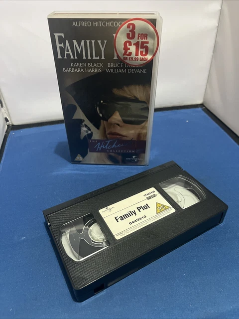 FAMILY PLOT VHS Video Alfred Hitchcock £9.99 - PicClick UK