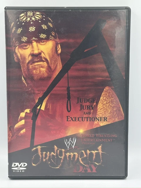 WWE JUDGMENT DAY 2002 DVD Hulk Hogan Undertaker EXTREMELY RARE OOP $125 ...