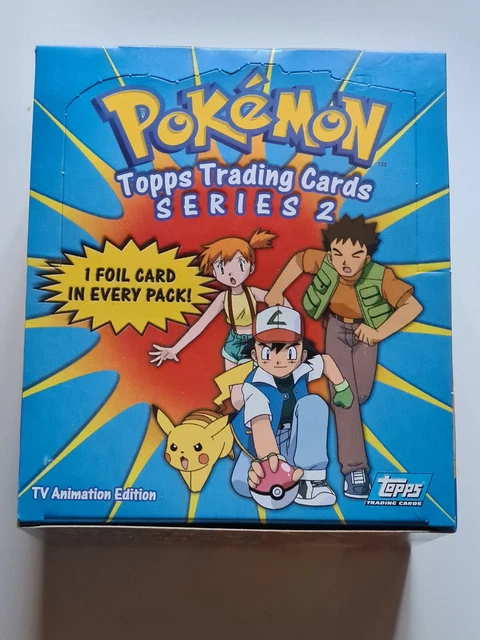 3X TOPPS BOX caja Pokemon Trading cards series 2 y 3 108 sobres/bustine ...