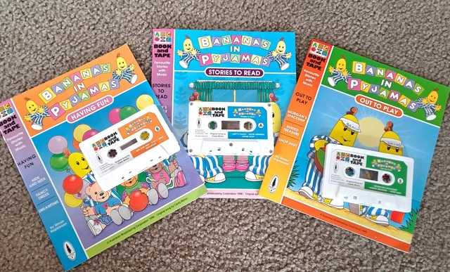 VINTAGE BANANAS IN Pyjamas Story Books And Cassettes X 3 $18.00 ...