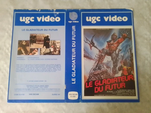 JAQUETTE VHS (SEUL) UGC Le Gladiateur Du Futur EUR 15,50 - PicClick FR