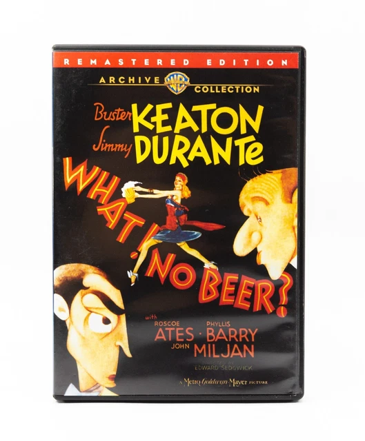 WHAT! NO BEER? DVD Buster Keaton Jimmy Durante John Miljan Region Free ...