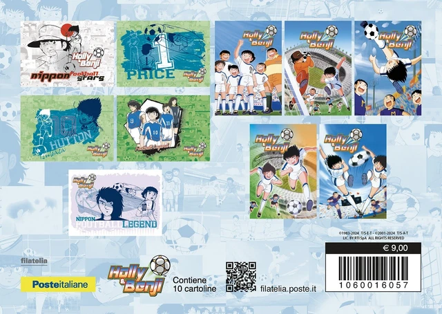 SET DI 10 CARTOLINE e BUSTE POSTE ITALIANE 2024 NUOVE " HOLLY E BENJI ...