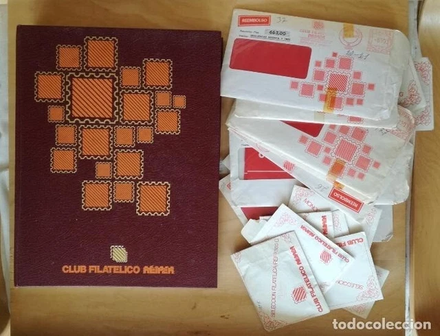 ALBUM DE SELLOS Club Filatelico Reiper bastante completo + 35 sobres con sellos EUR 77,00 ...