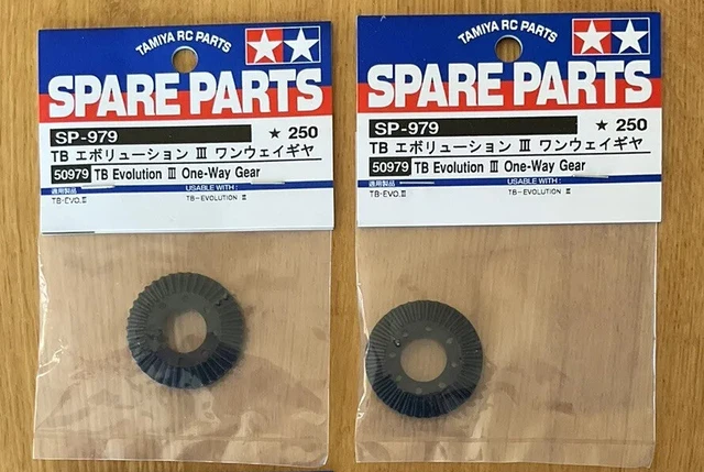 TAMIYA 50979 TB Evolution III One-Way Gear - 2 Packs - NEW IN PACK £4. ...