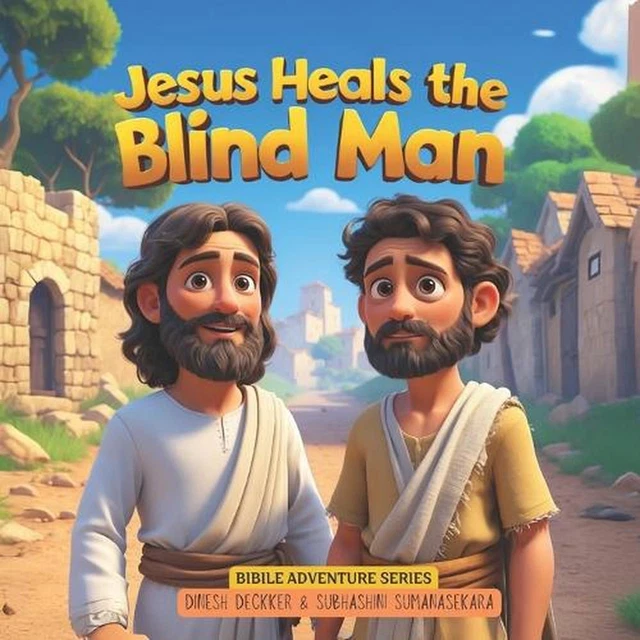 JESUS HEALS THE Blind Man: Jesus Story for Children 5-10 by Subhashini ...