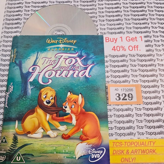 THE FOX AND the hound DVD disc and artwork only. Save £s. Eco. £1.78 ...