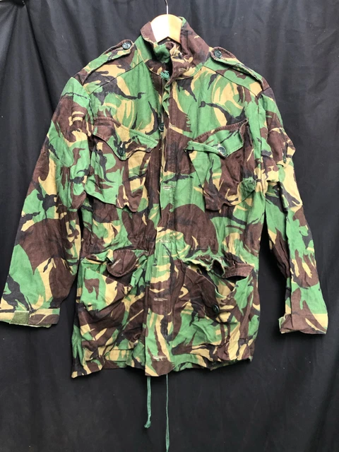VINTAGE BRITISH SURPLUS Military Camouflaged Combat Dpm Jacket - Size ...
