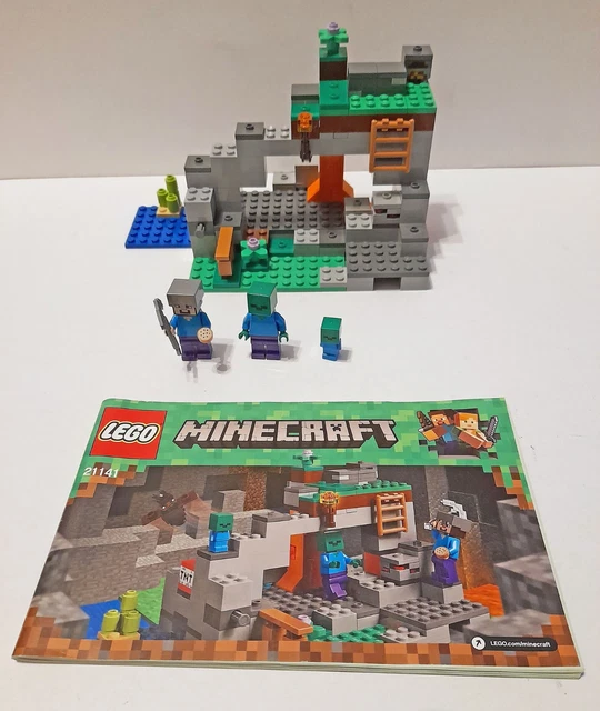 LEGO MINECRAFT 21141 The Zombie Cave Complete £1.16 - PicClick UK