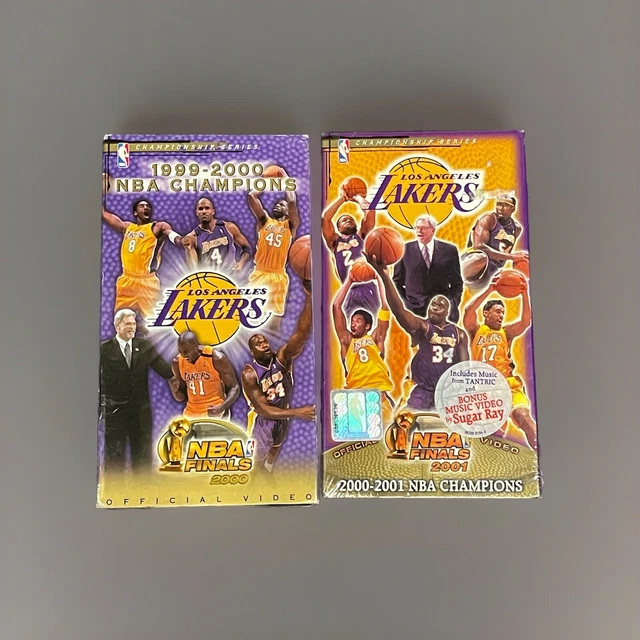 Los Angeles Lakers 1999 And2000 2001 Nba Champions Vhs Lot £18 95