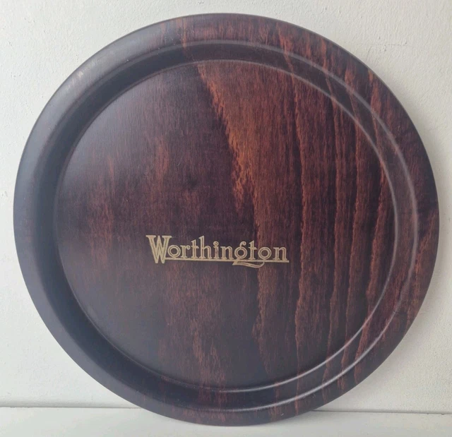 WORTHINGTON WOODEN BREWERY Tray Vintage Sanenwood Made In Germany VGC £ ...