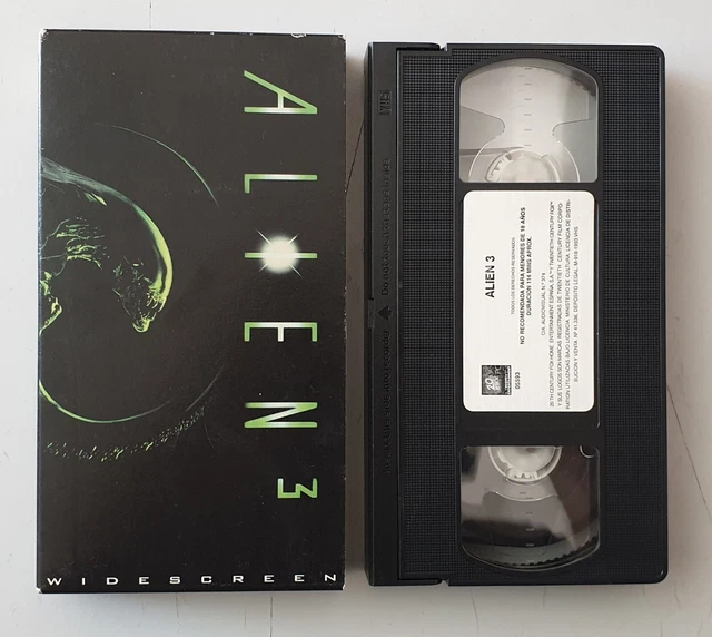 VHS: ALIEN 3 US 1992 Sigourney Weaver RARA 1° EDICION EN CAJA CARTON ...
