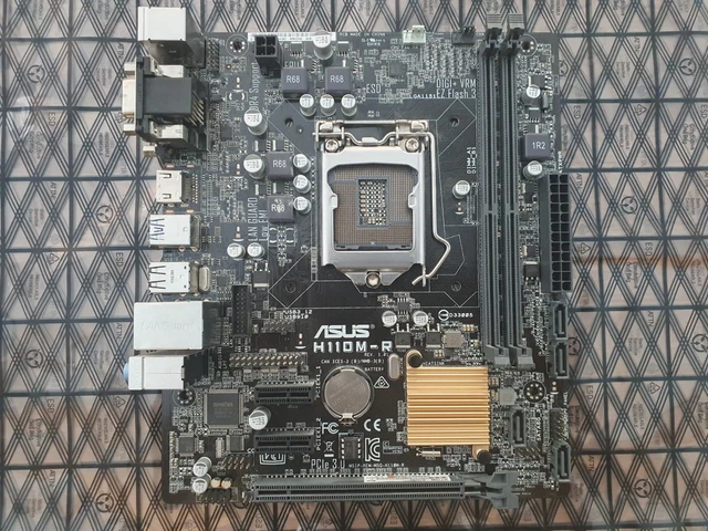 ASUS H110M-R MICRO ATX Motherboard No I/O Shield *READ DESCRIPTION* £0. ...