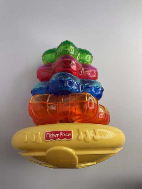 FISHER PRICE STAR STACKER MUSIC LIGHTS BABY TOY • Retro Kids • Tested ...