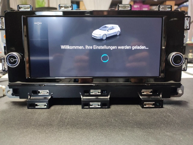 ORIGINAL VW GOLF 8 CADDY Headunit DAB RADIO MIB3 Monitor Screen Multim ...