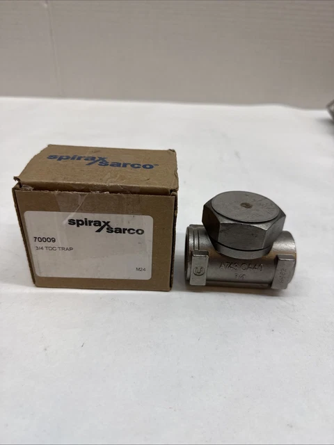 SARCO SPIRAX TDC THERMO-DYNAMIC STEAM TRAP, 70009 3/4" npt £71.10 ...