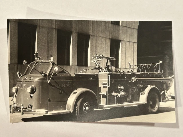 FDNY ENGINE 9 1947 American La France pumper Fire Apparatus Photo A55 ...