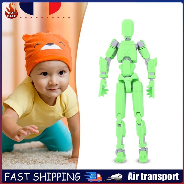 20CM 3D PRINTED Multi-Jointed Movable Robot Full Body Mechanical Toy ...