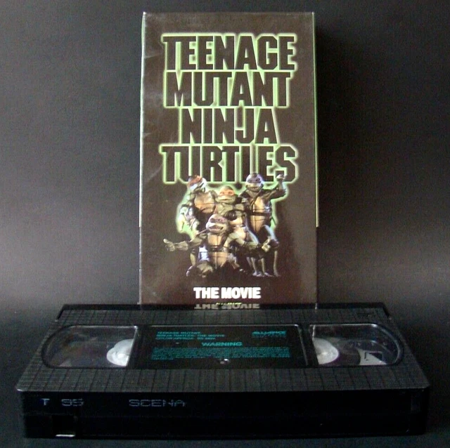 TEENAGE MUTANT NINJA Turtles VHS 1990 Superhero Action Comedy Film 90s ...