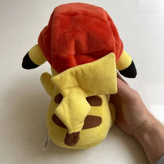 POKEMON MY FRIEND Pikachu Plush 10” Electric Type Poke Ball Hat Tomy £ ...