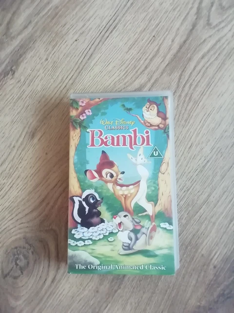 DISNEY BAMBI VHS £25.00 - PicClick UK