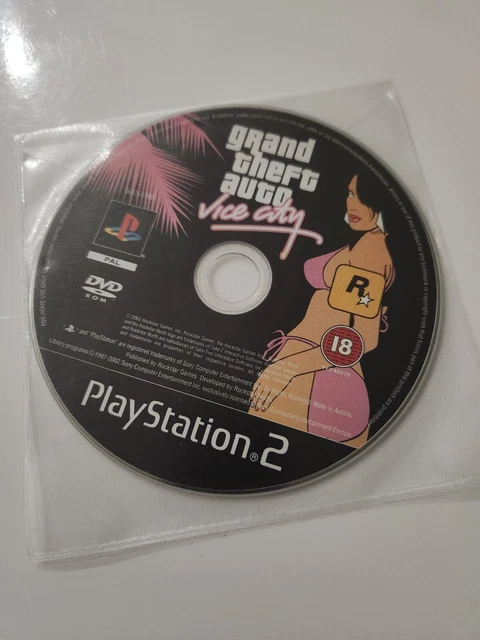 GRAND THEFT AUTO: Vice City - PlayStation 2 / PS2 - DISC ONLY - PAL EUR ...