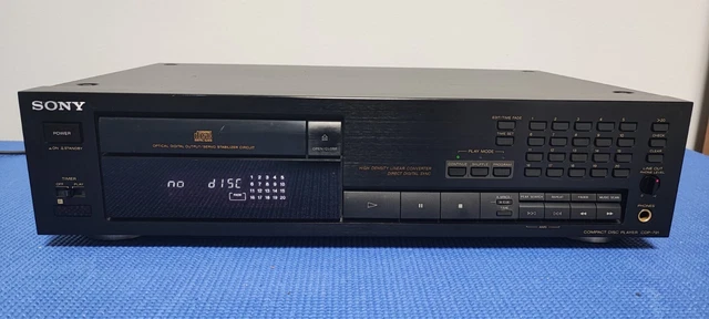 VINTAGE SONY CD Player CDP-791 High Density Linear Converter *NO REMOTE* £100.00 - PicClick UK