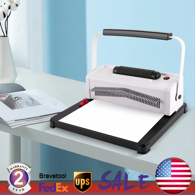 CALENDAR SPIRAL COIL A4 A5 Paper Punching Binding Machine 46 Holes Ring ...