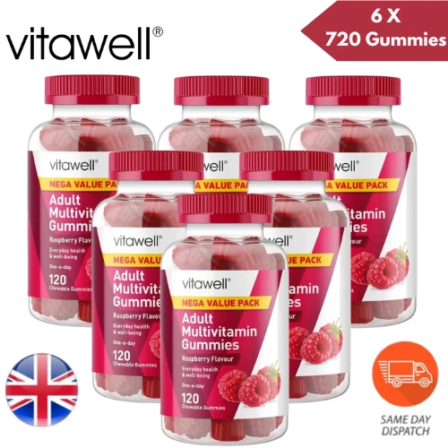 VITAWELL ADULT MULTIVITAMIN Gummies for Well Being Health 120 - Packs ...