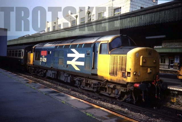 35MM SLIDE BR British Railways Diesel Loco Class 37 37426 1988 Original ...