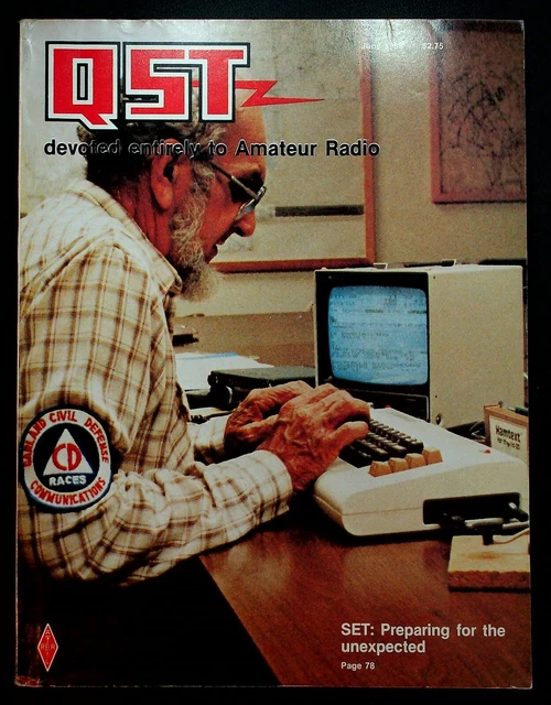 VINTAGE QST MAGAZINE June 1985 Simulated Emergency Test IBM PC ARRL HAM ...